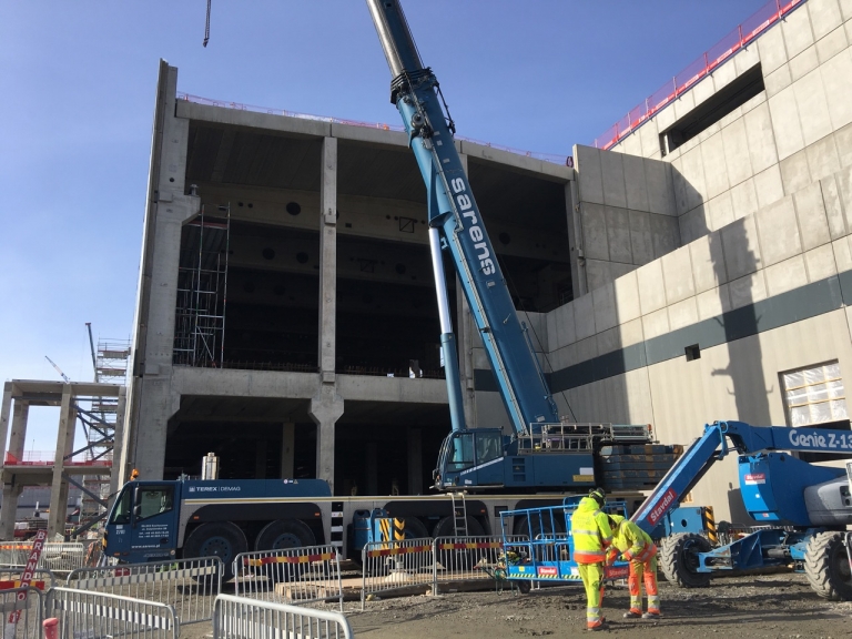 BillerudKorsnäs pakendivabriku karkassi paigaldus jätkub | TMB Element